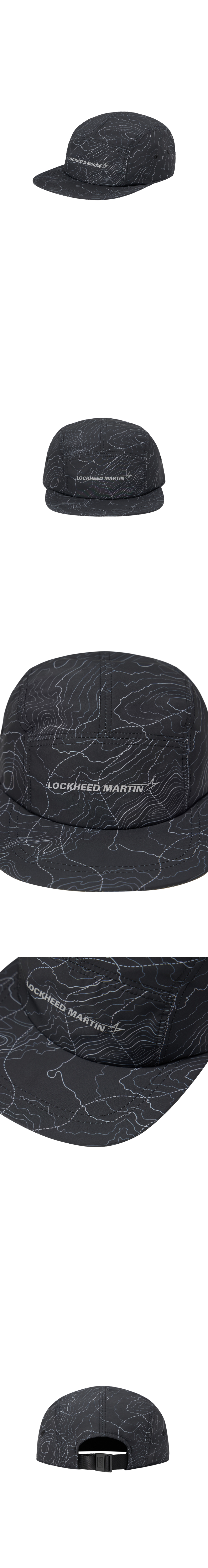 록히드마틴 엘엠 로고 나일론 메시 캠프캡 블랙 | LOCKHEED MARTIN | KREAM