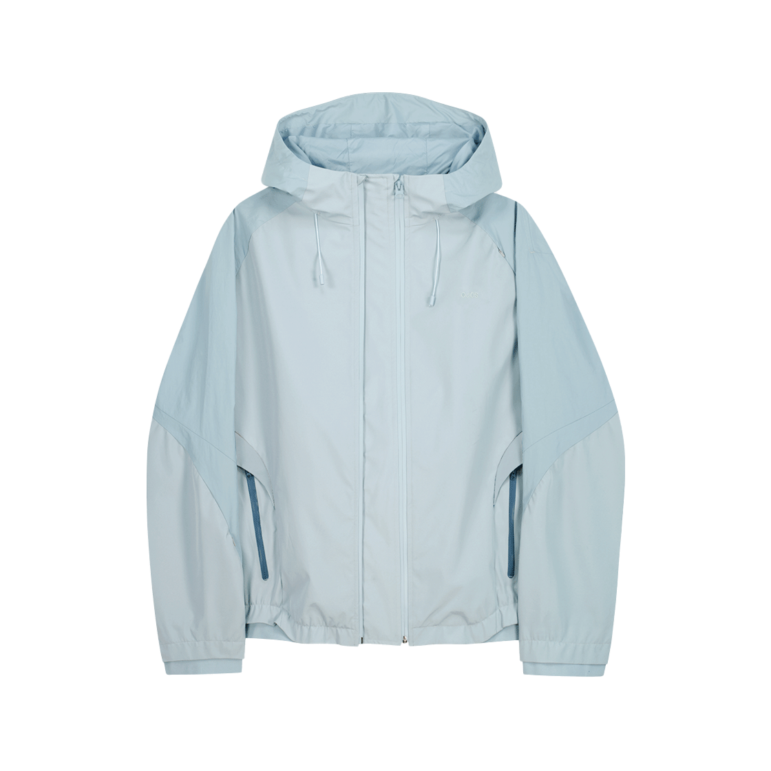 오호스 패널드 크롭 쉘 자켓 스톤 블루 | OJOS | KREAM