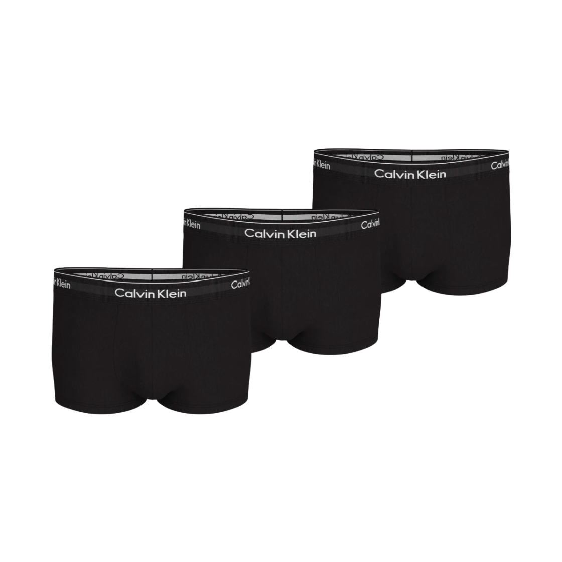 캘빈 클라인 아이콘 코튼 스트레치 3팩 로우 라이즈 트렁크 블랙 | Calvin Klein | KREAM