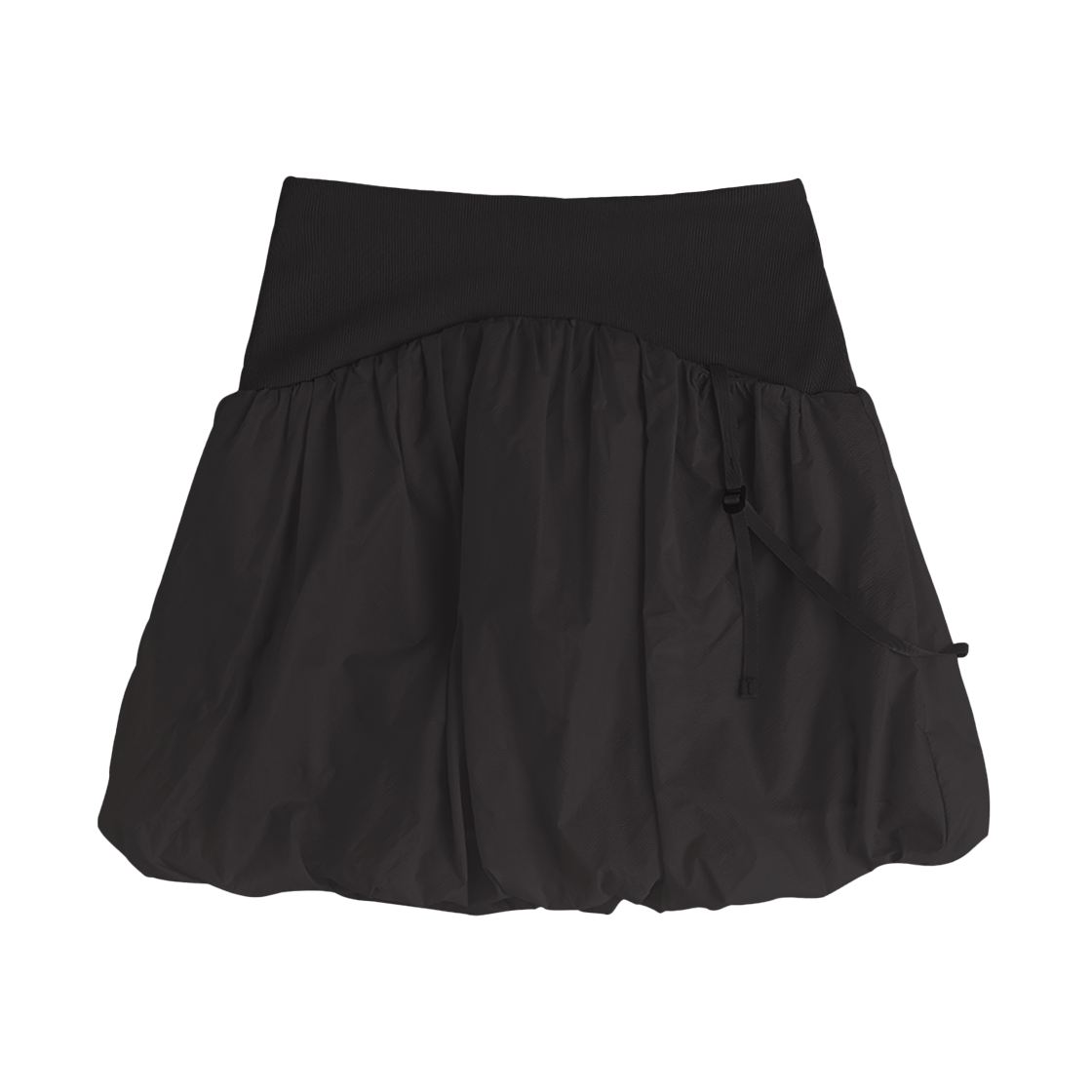 오호스 리버시블 미디 패디드 스커트 블랙 | OJOS | KREAM