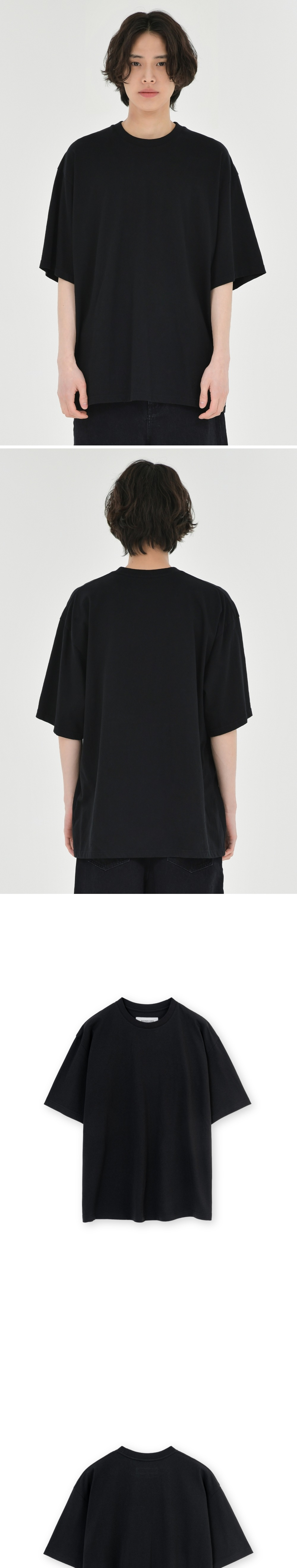 브라운야드 유넥 티셔츠 블랙 | BROWNYARD | KREAM