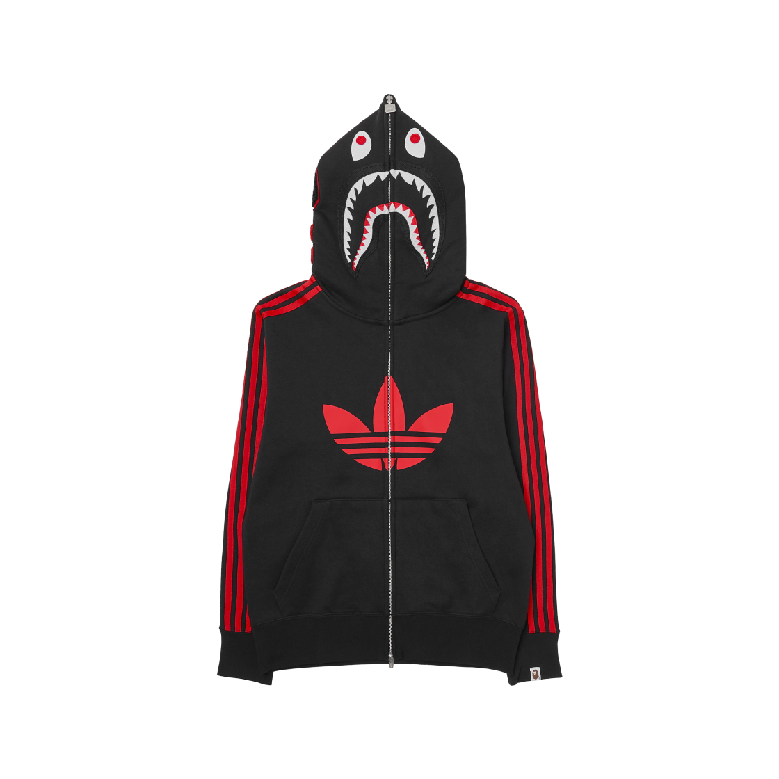 아디다스 x 베이프 얼티밋 샤크 후드 블랙 - KR 사이즈 | Adidas | KREAM