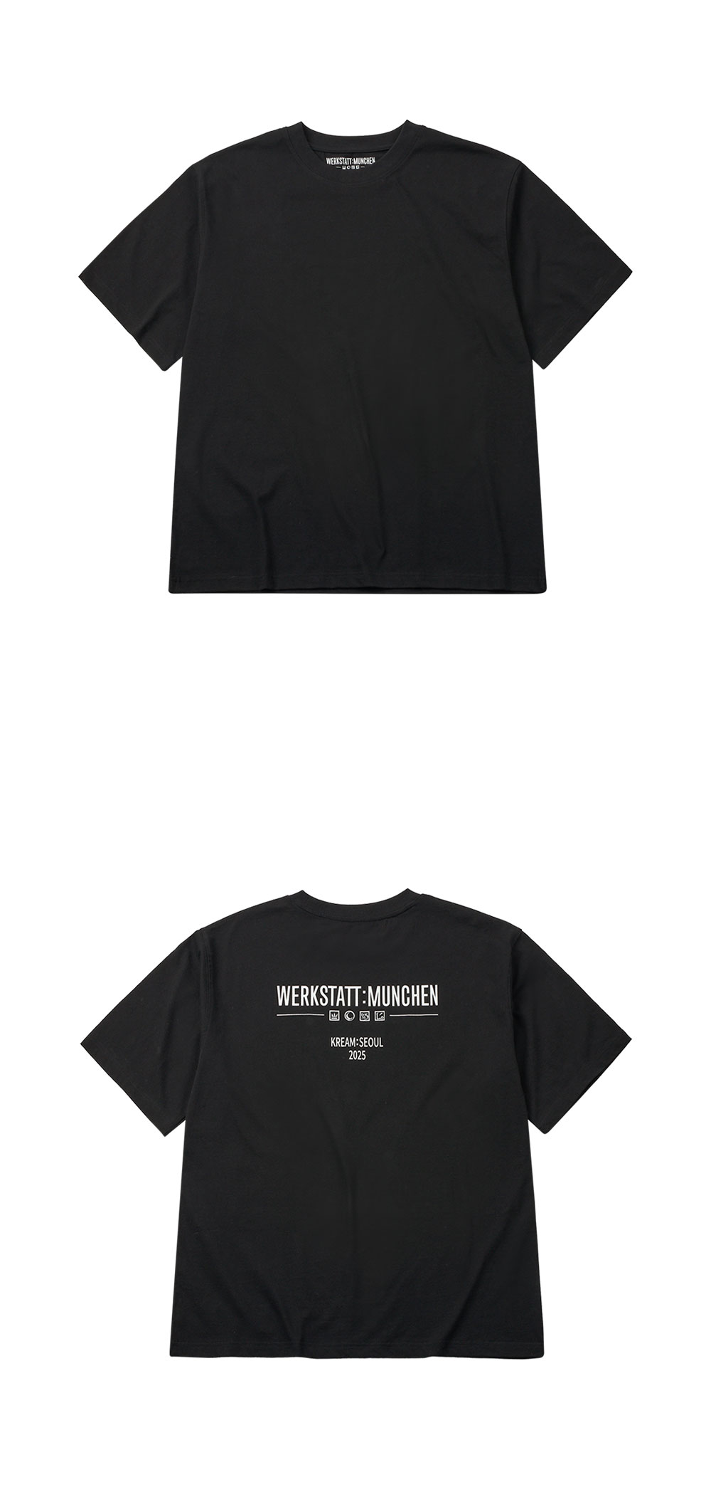 베르크슈타트 뮌헨 x KREAM 서울 티셔츠 블랙 - 25SS | Werkstatt:Munchen | KREAM