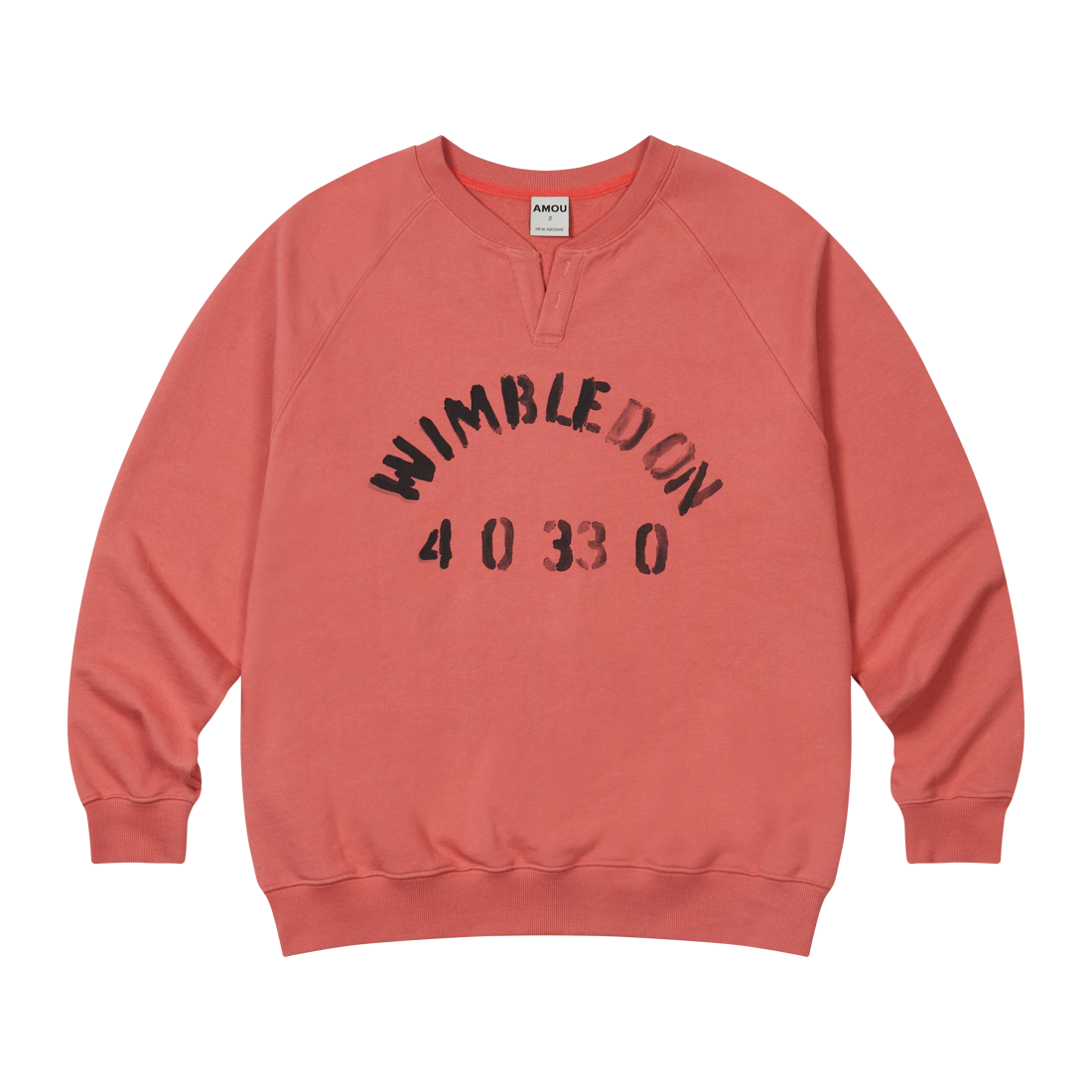 아모우 윔블던 헨리 넥 레드 | AMOU | KREAM