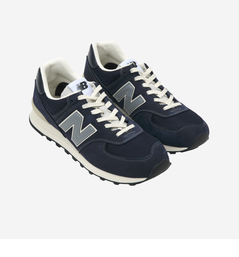 뉴발란스 x 포터리 574 프리미엄 하드 네이비 | New Balance | KREAM