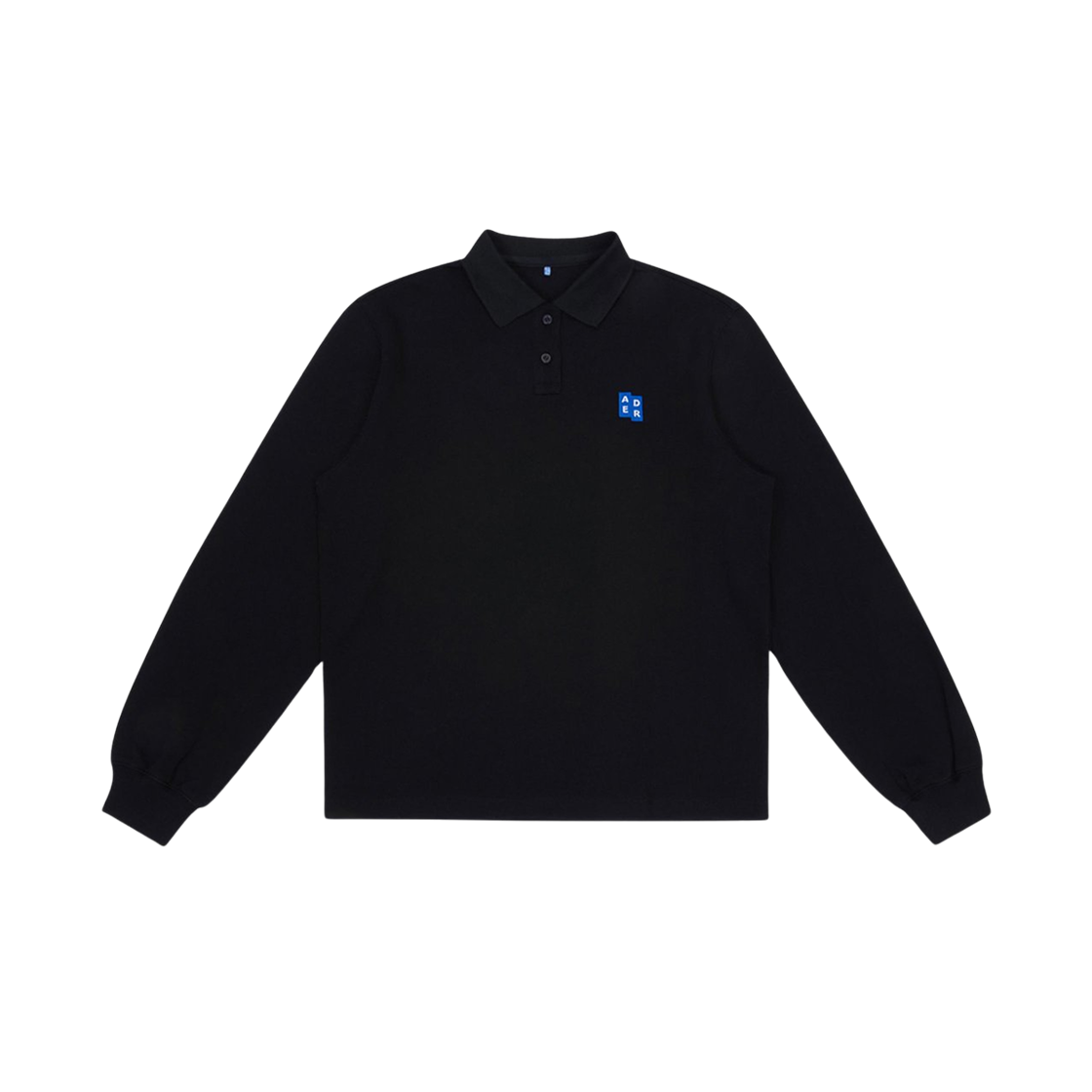 아더에러 TRS 태그 롱슬리브 폴로 티셔츠 04 블랙 | Ader Error | KREAM