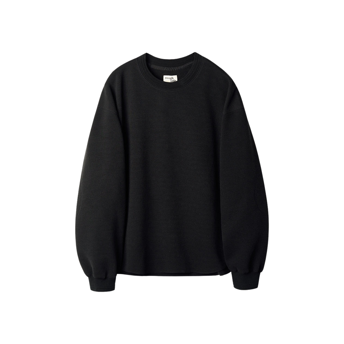 러프 사이드 와플 롱슬리브 블랙 | rough side | KREAM
