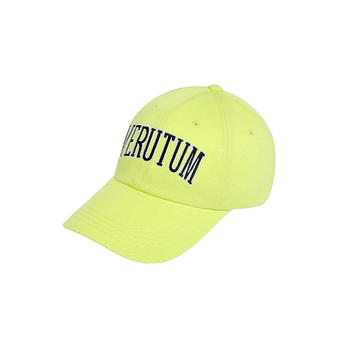 베루툼 빅 아치 로고 볼캡 옐로우 그린 | VERUTUM | KREAM