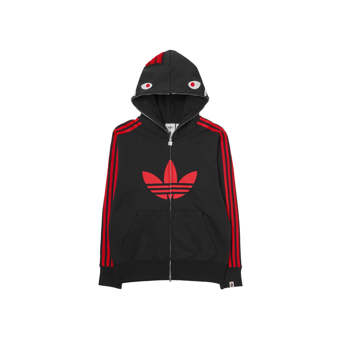 아디다스 x 베이프 얼티밋 샤크 후드 블랙 - KR 사이즈 | Adidas | KREAM