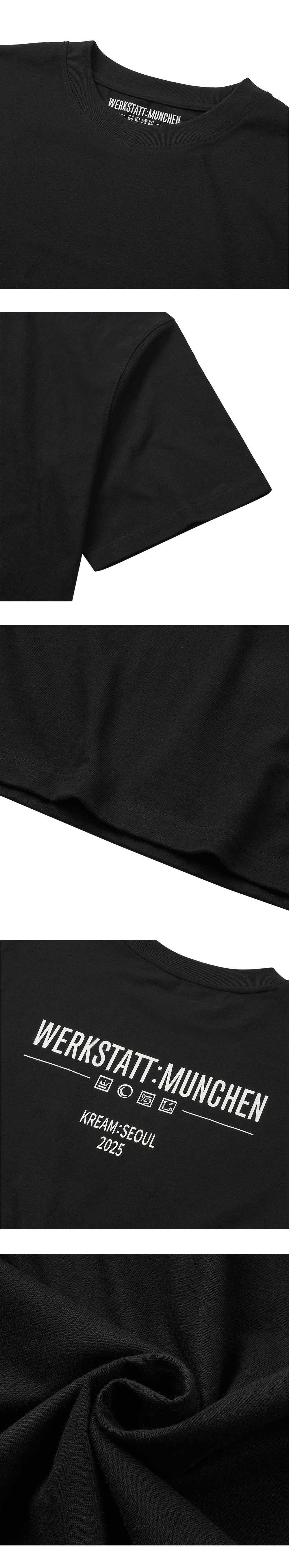 베르크슈타트 뮌헨 x KREAM 서울 티셔츠 블랙 - 25SS | Werkstatt:Munchen | KREAM