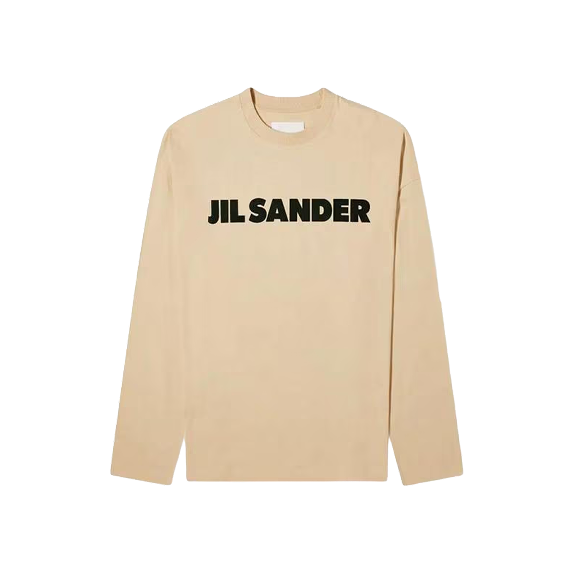 질 샌더 로고 롱슬리브 티셔츠 다크 샌드 | Jil Sander | KREAM
