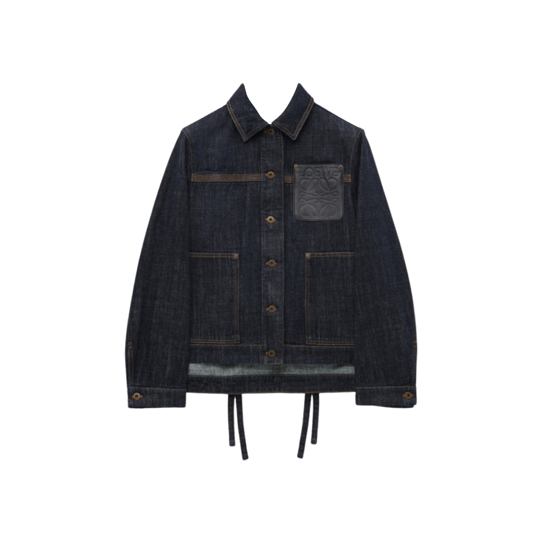 (W) 로에베 데님 워크웨어 자켓 인디고 블루 | Loewe | KREAM