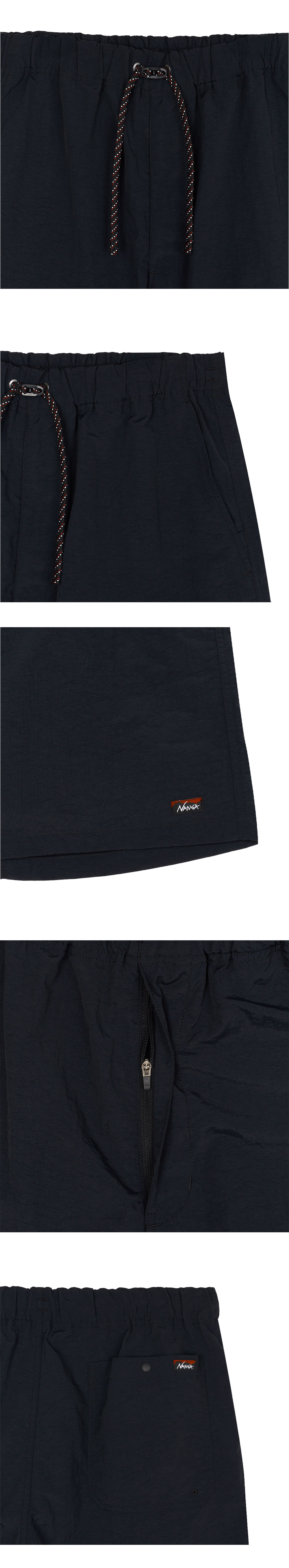 난가 나일론 터서 이지 쇼츠 블랙 - 25SS | Nanga | KREAM