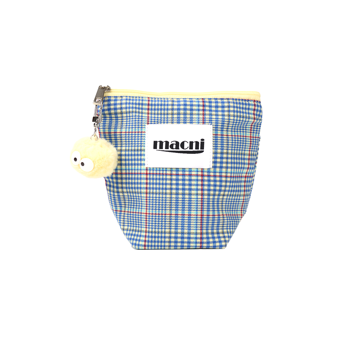 마크니 체커 스탠디 파우치 레몬 | MACNI | KREAM