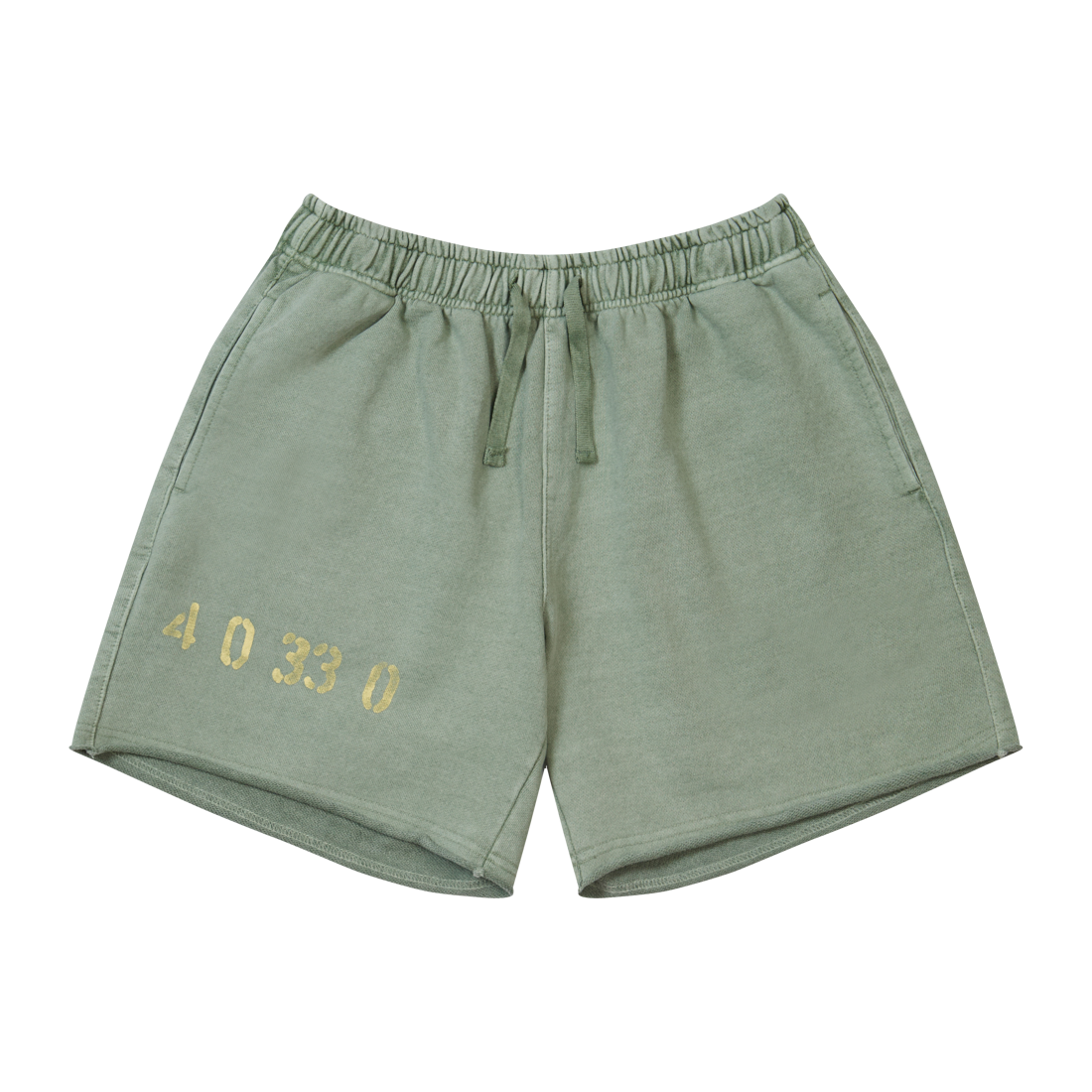 아모우 빈티지 워싱 쇼츠 라이트 카키 | AMOU | KREAM