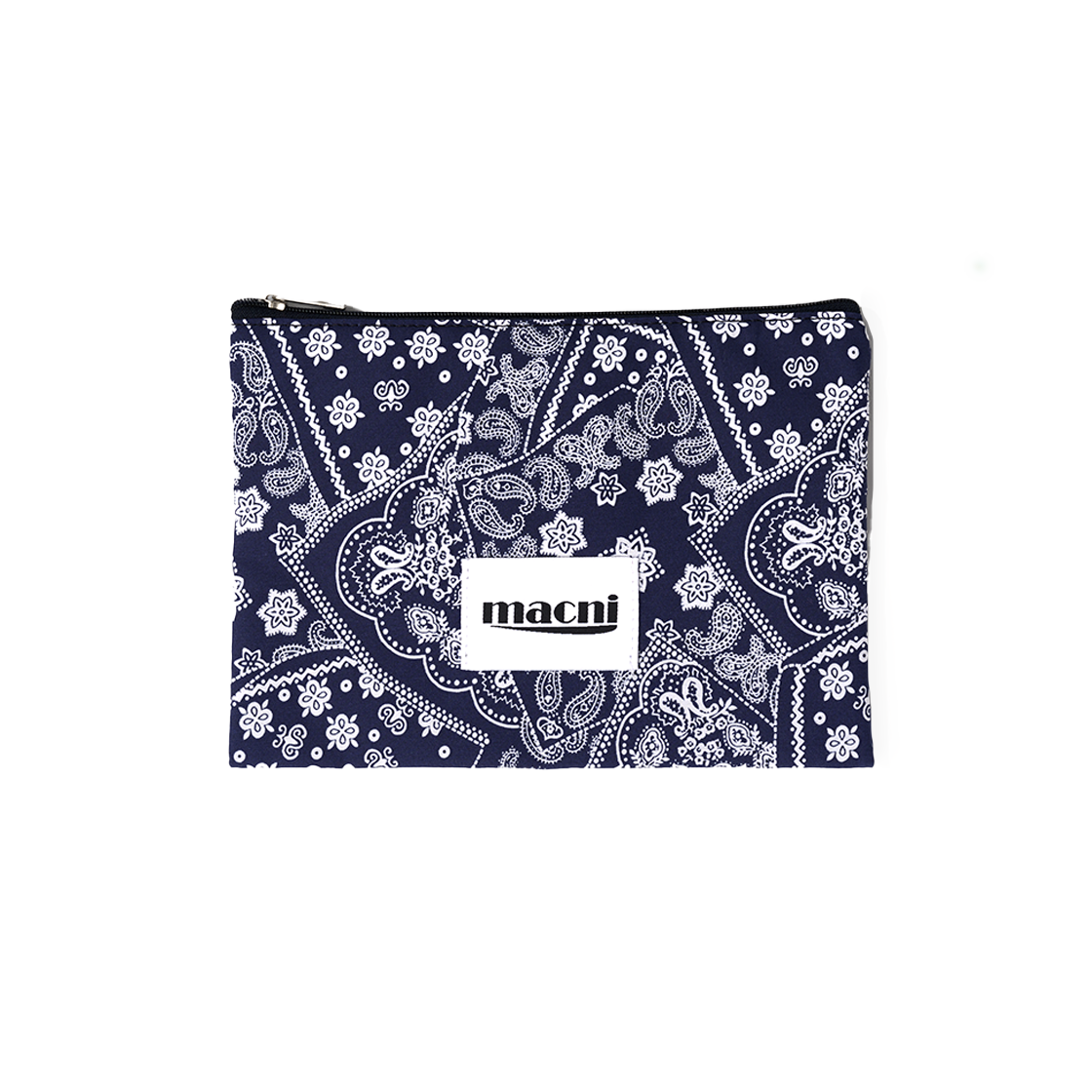 마크니 페이즐리 슬림 파우치 네이비 | MACNI | KREAM