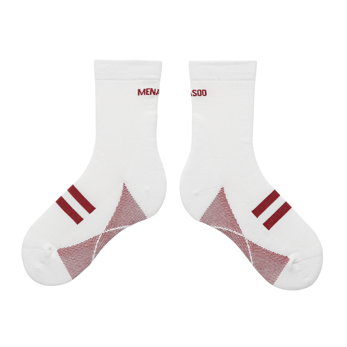 미나수 소프트 러닝 양말 화이트 | MENASOO | KREAM