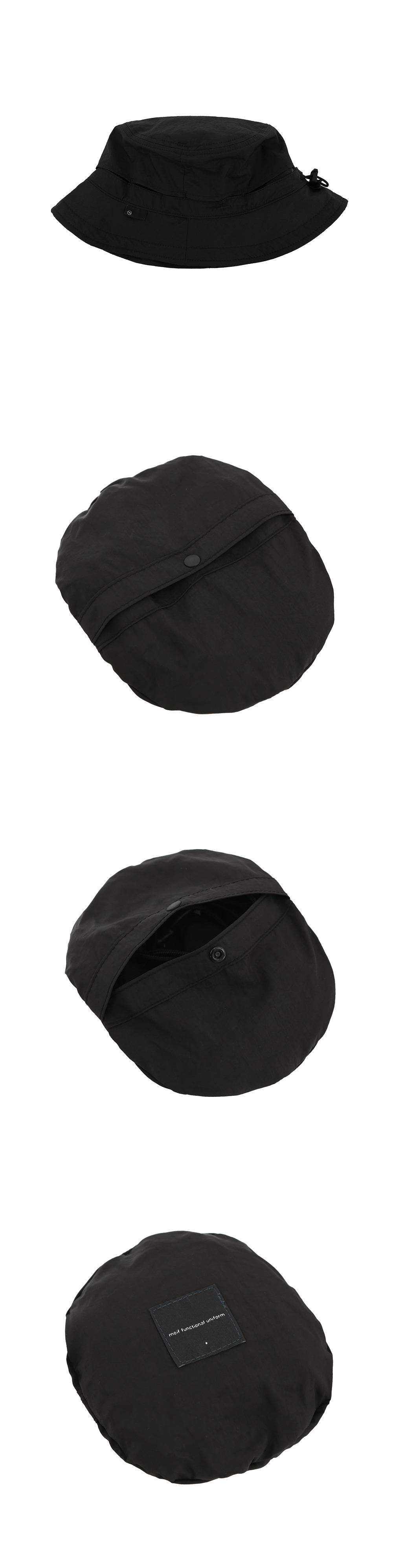 모이프 PKB 벤트 버킷햇 블랙 | moif | KREAM