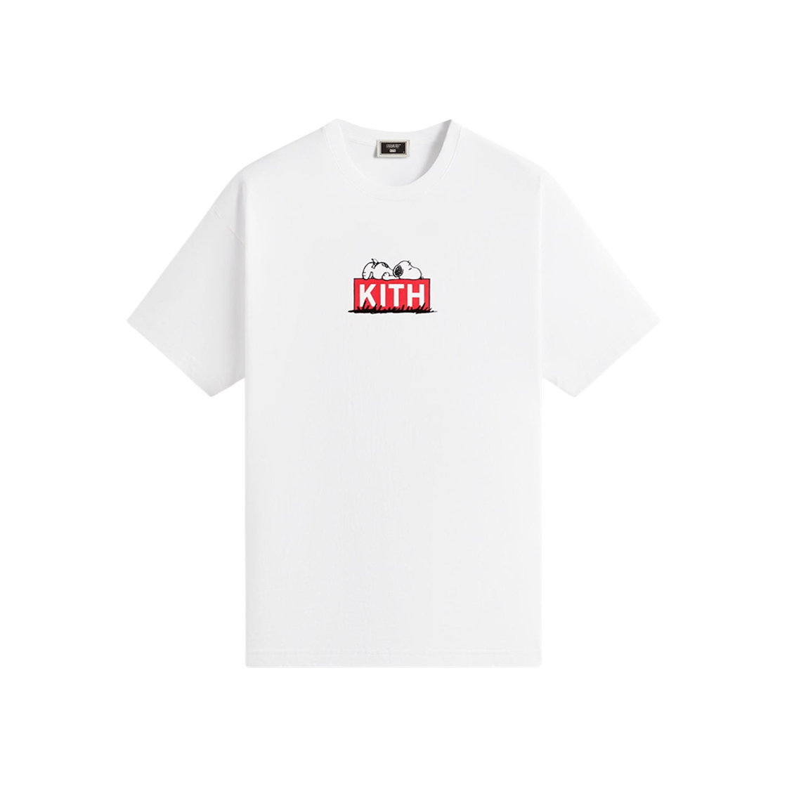 키스 x 피너츠 도그하우스 클래식 로고 티셔츠 화이트 | Kith | KREAM