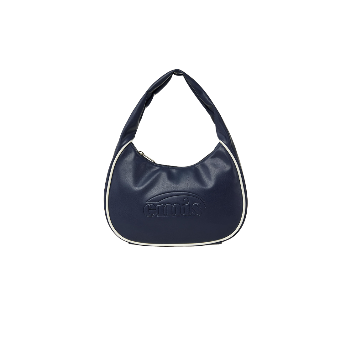 이미스 엠보스드 로고 호보백 네이비 | Emis | KREAM
