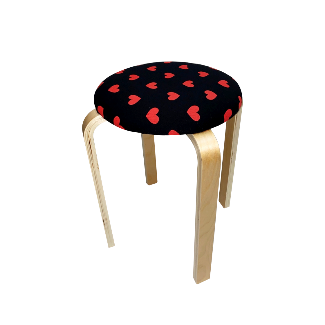 유라이크왓 러브 스툴 블랙&레드 | you like what | KREAM