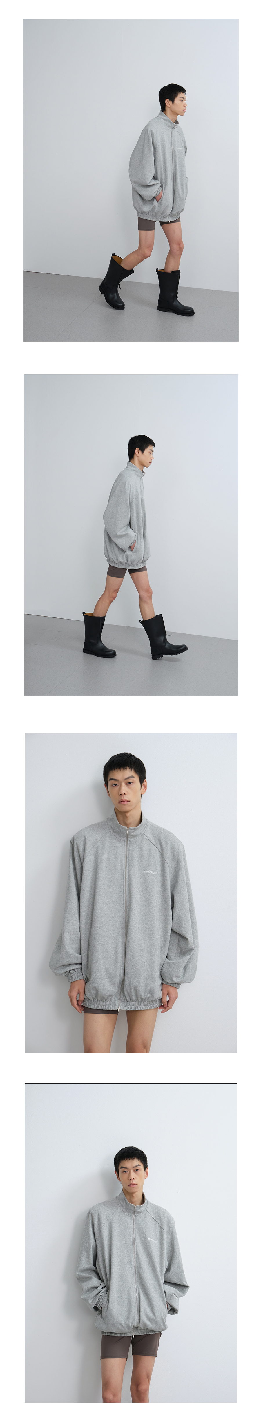 트렁크프로젝트 집업 스웻셔츠 자켓 그레이 | TRUNKPROJECT | KREAM