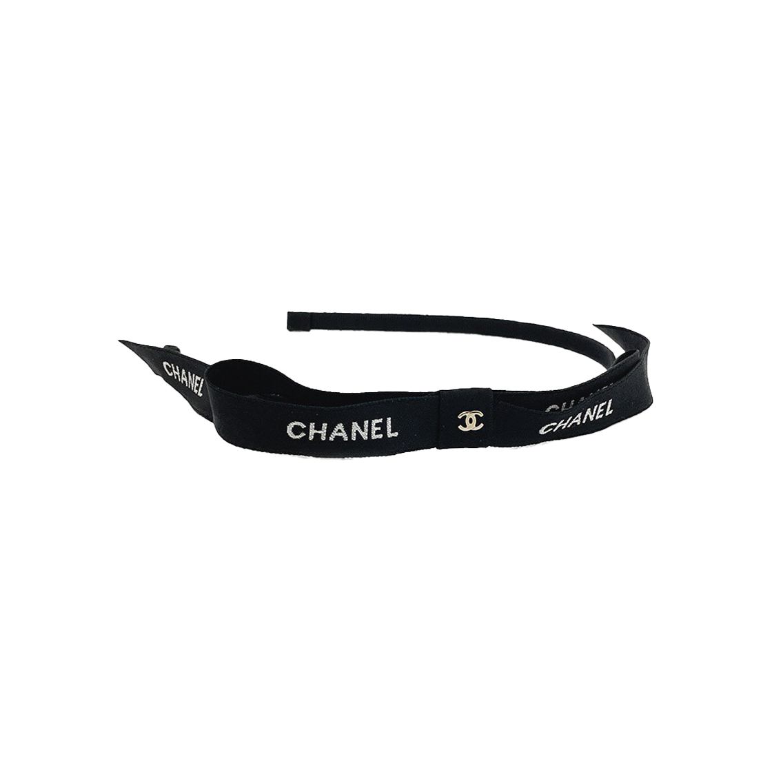 샤넬 24B CC로고 레터링 헤어밴드 블랙 샴페인골드 | CHANEL Boutique | KREAM