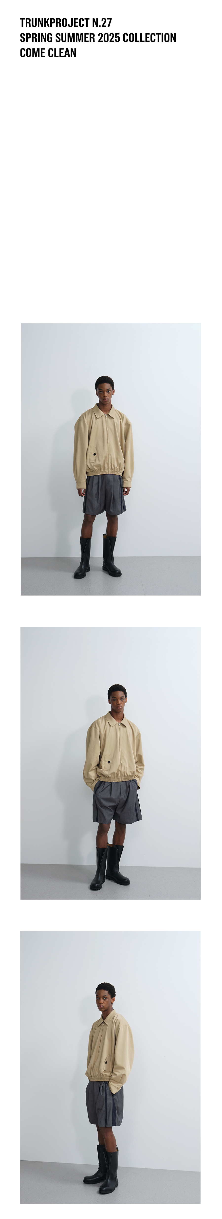 트렁크프로젝트 봄버 자켓 베이지 | TRUNKPROJECT | KREAM