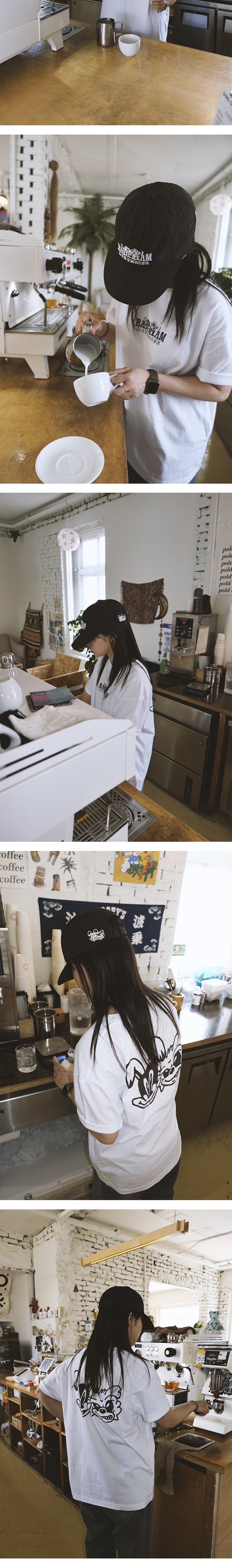 베이스크림 BCxGX2 리스닝 티셔츠 블랙 | BASECREAM | KREAM