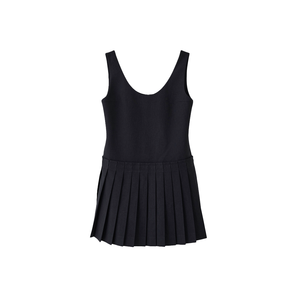 타낫 하프 플리츠 원피스 차콜 | TANNAT | KREAM