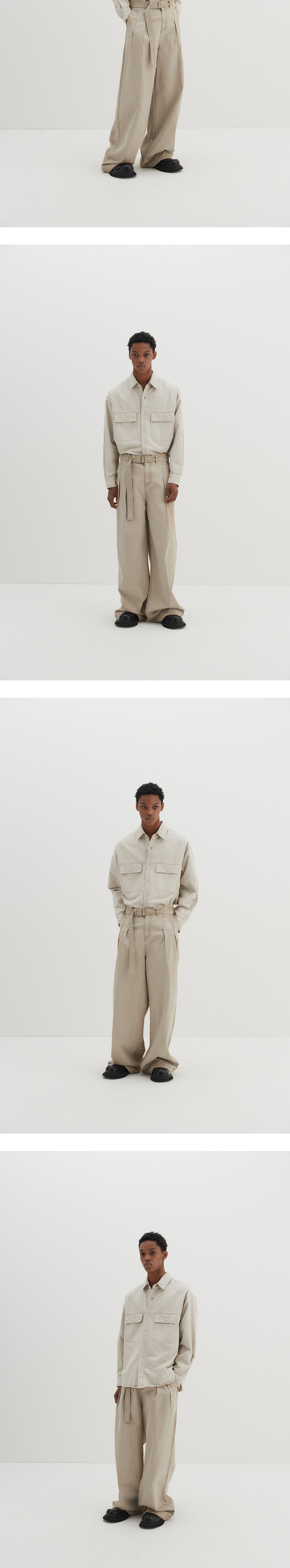 디엔에스알 바이오 워시드 셔츠 베이지 | DNSR | KREAM