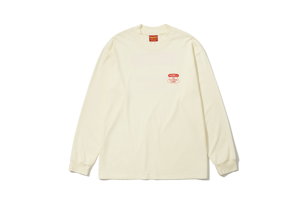 슈퍼패스트 올드 레전드 롱 슬리브 티셔츠 아이보리 | Superfast | KREAM
