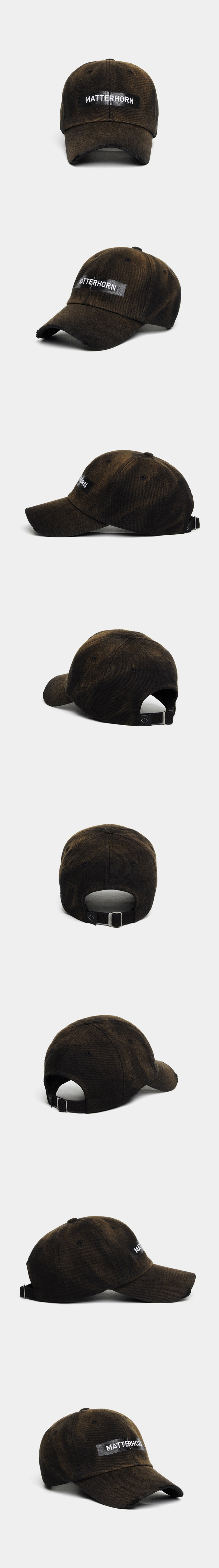 플래토 빅사이즈 볼캡 매트 빈티지 볼캡 블랙 | PLATEAU | KREAM