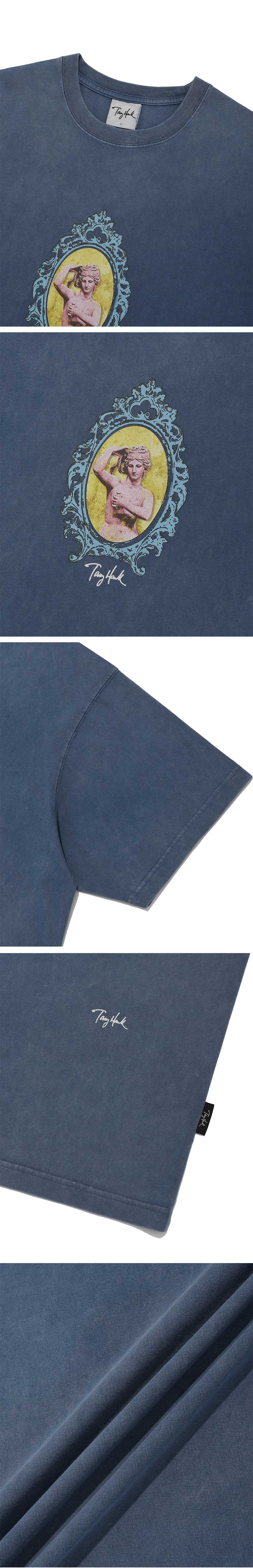 토니호크 워시드 비너스 그래픽 티셔츠 틸블루 | TONY HAWK | KREAM