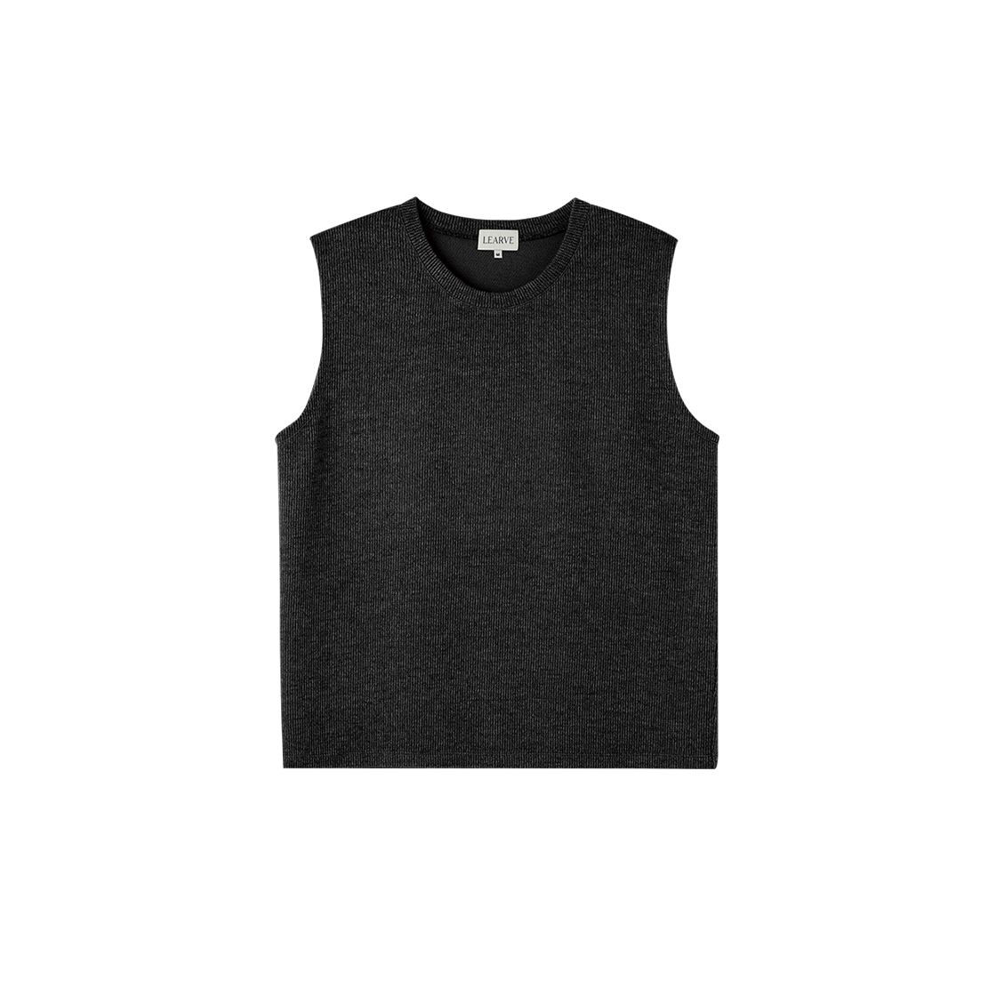 르아브 엘바 리조트 니트 슬리브리스 블랙 (릴렉스핏) | LEARVE | KREAM