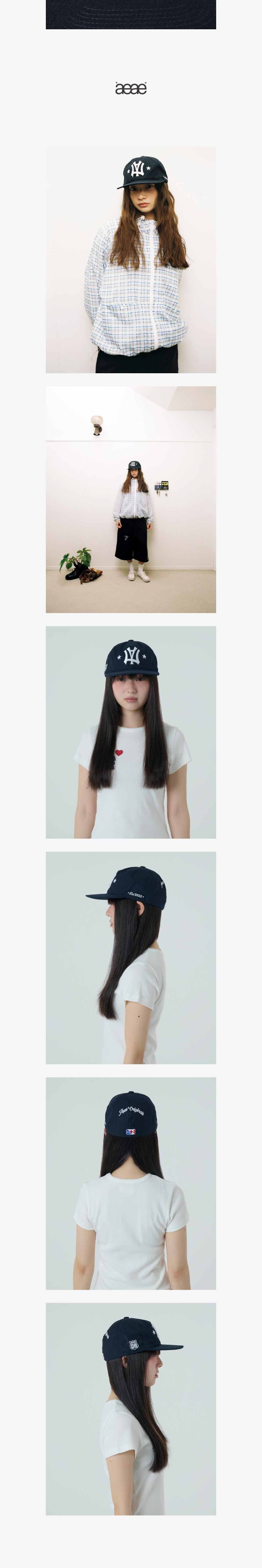 에이이에이이 에이이 심볼 캡 네이비 | AEAE | KREAM