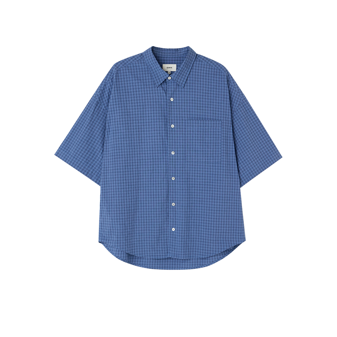 르아브 쿠와무라 카이로 반팔 셔츠 블루 | LEARVE | KREAM