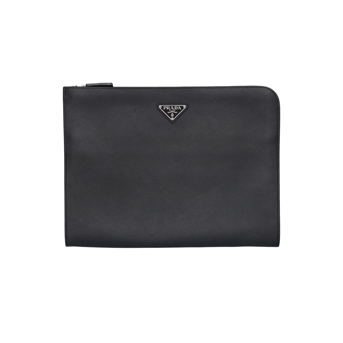 프라다 2VN003 사피아노 레더 도큐먼트 홀더 블랙 | PRADA Boutique | KREAM