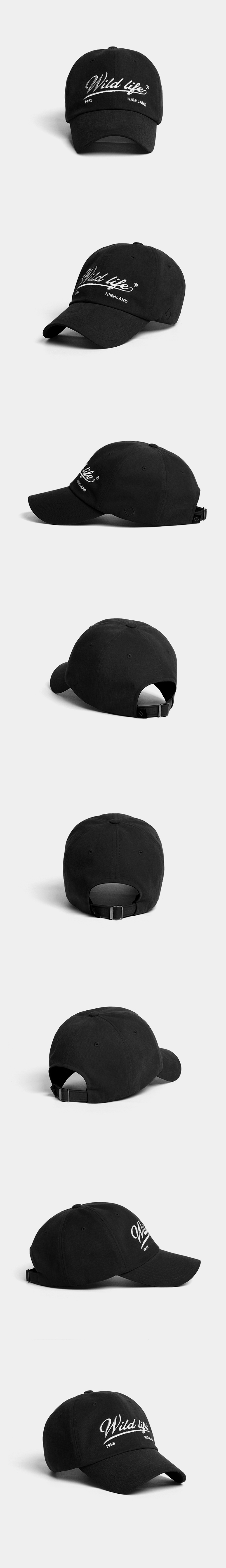 플래토 빅사이즈 볼캡 와일드 라이프 볼캡 블랙 | PLATEAU | KREAM