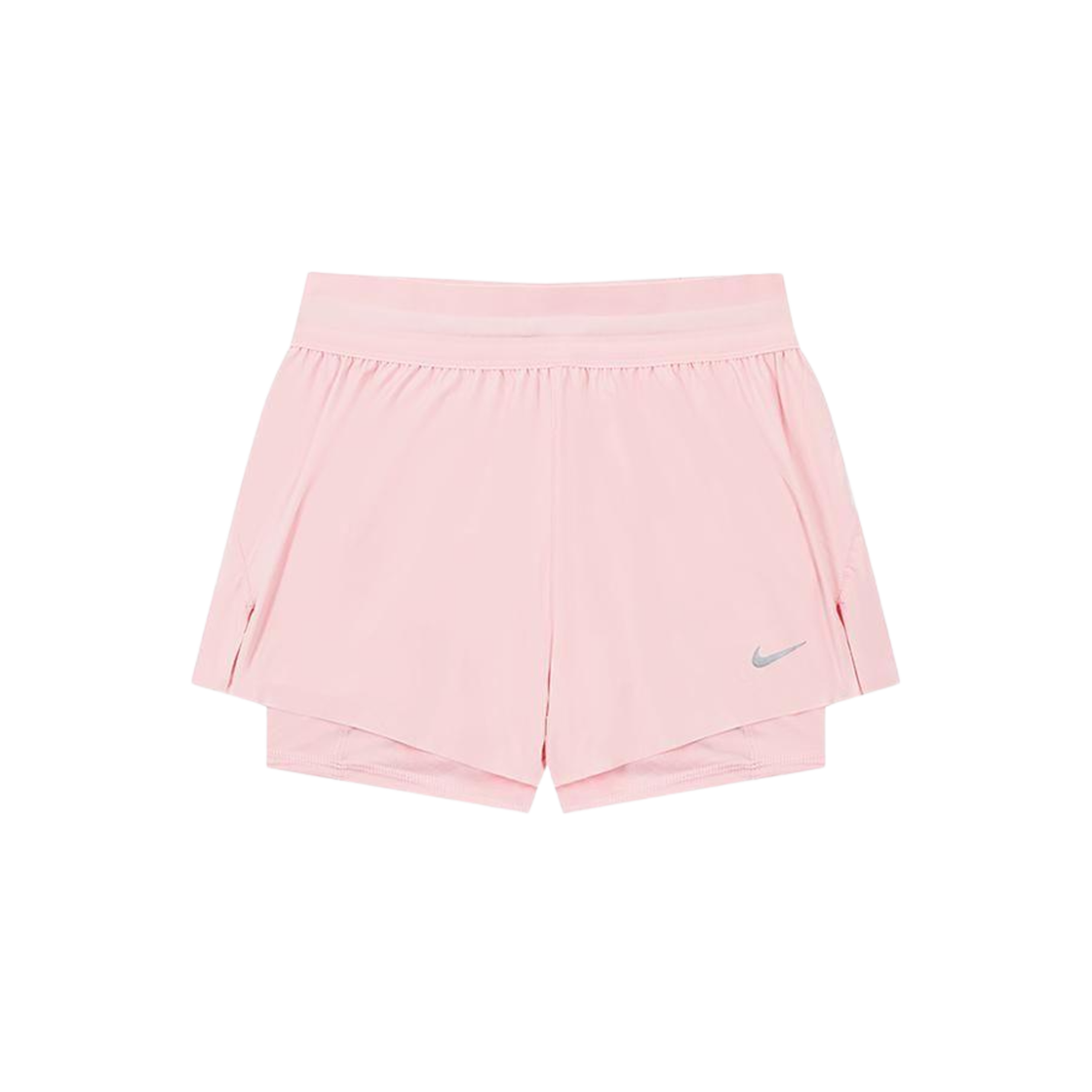 (W) 나이키 스위프트 드라이핏 미드 라이즈 투인원 러닝 쇼츠 애트모스피어 - 아시아 | Nike | KREAM