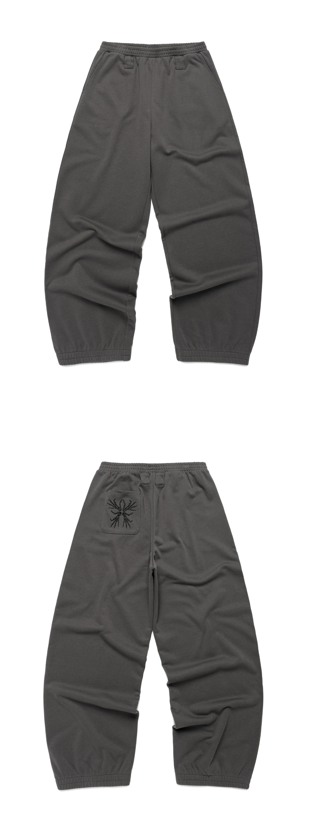 본바트 본 플라워 스웻팬츠 차콜 | Vonvat | KREAM