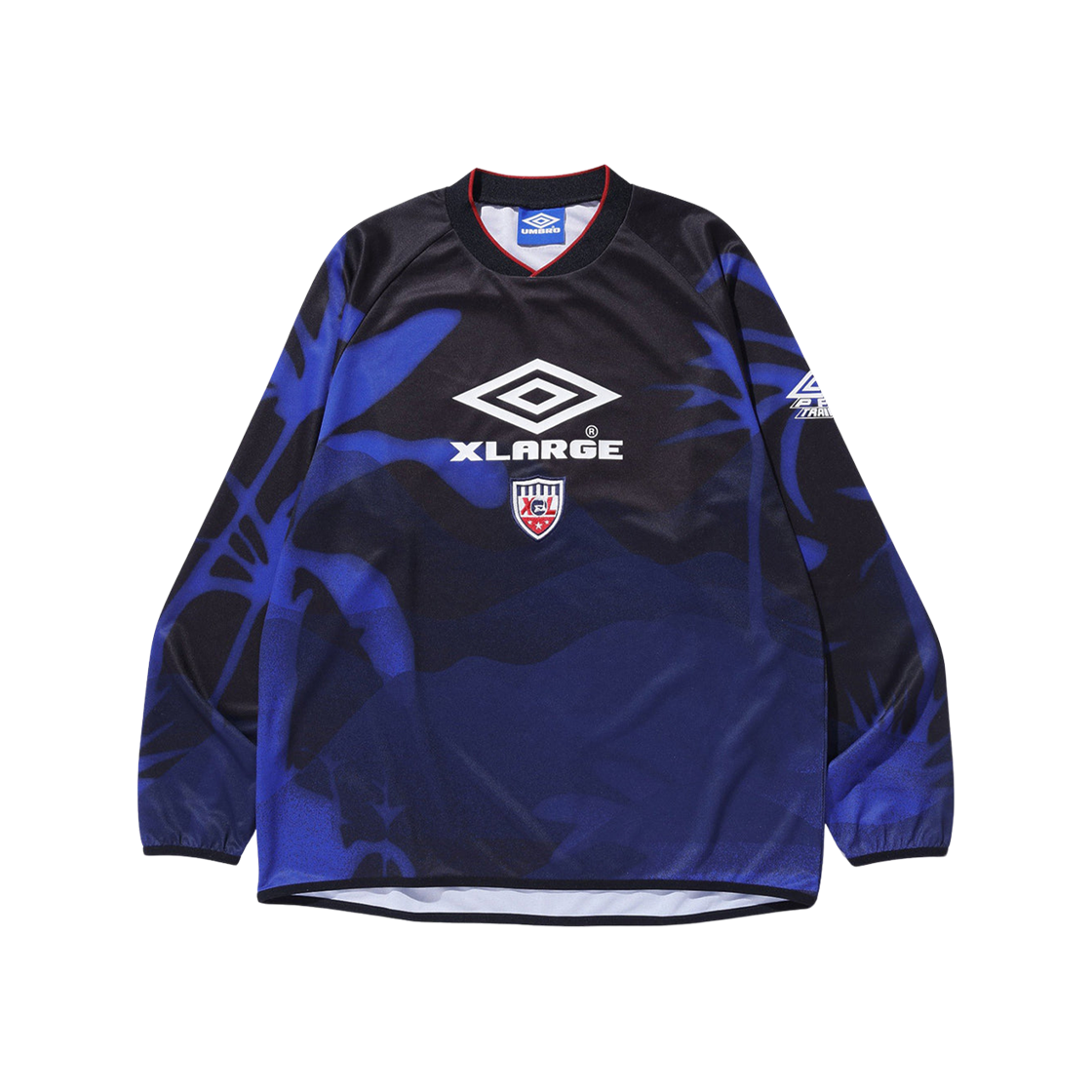 엄브로 x 엑스라지 롱슬리브 사커 저지 블랙 | Umbro | KREAM