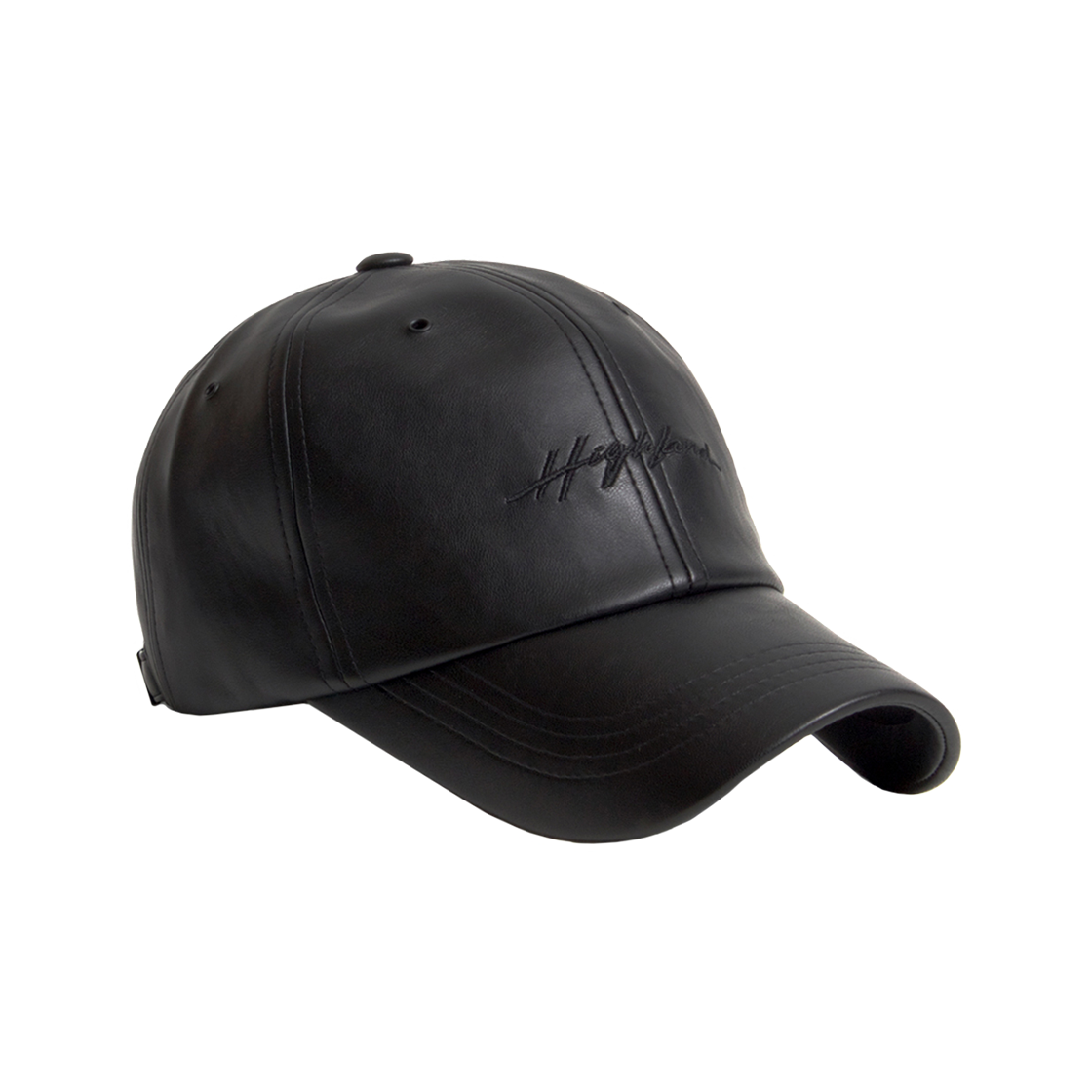 플래토 레더 하이랜드 볼캡 블랙 | PLATEAU | KREAM