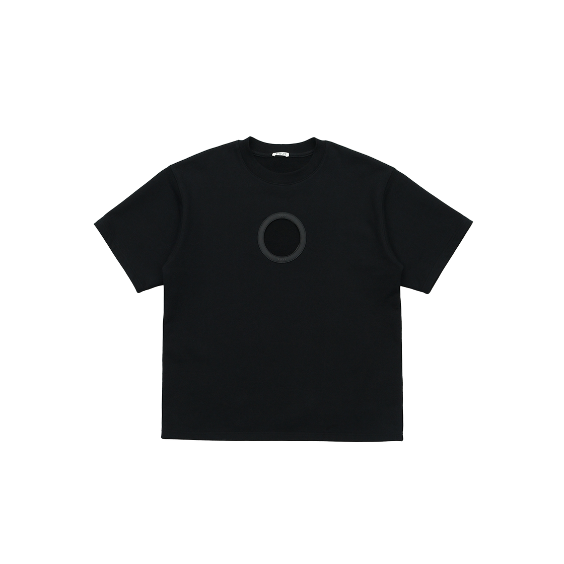 유지 유지 시그니처 링 라벨 티셔츠 유니섹스 블랙 | YUJI | KREAM