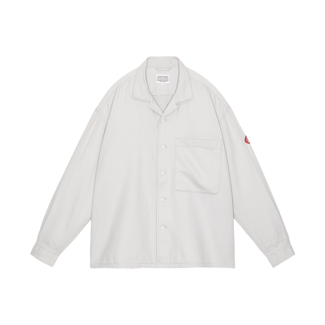 카브엠트 코튼 LPOC 오픈 셔츠 그레이 - 25SS | Cav Empt | KREAM