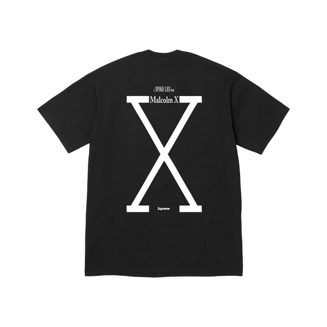 슈프림 x 40 에이커스 말콤 X 티셔츠 블랙 - 25SS | KREAM