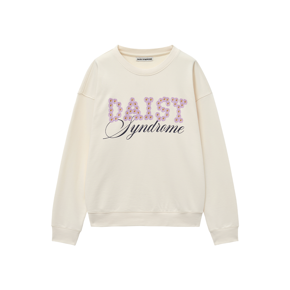 데이지신드롬 플라워신드롬 스웨트셔츠 크림 | DAISY SYNDROME | KREAM
