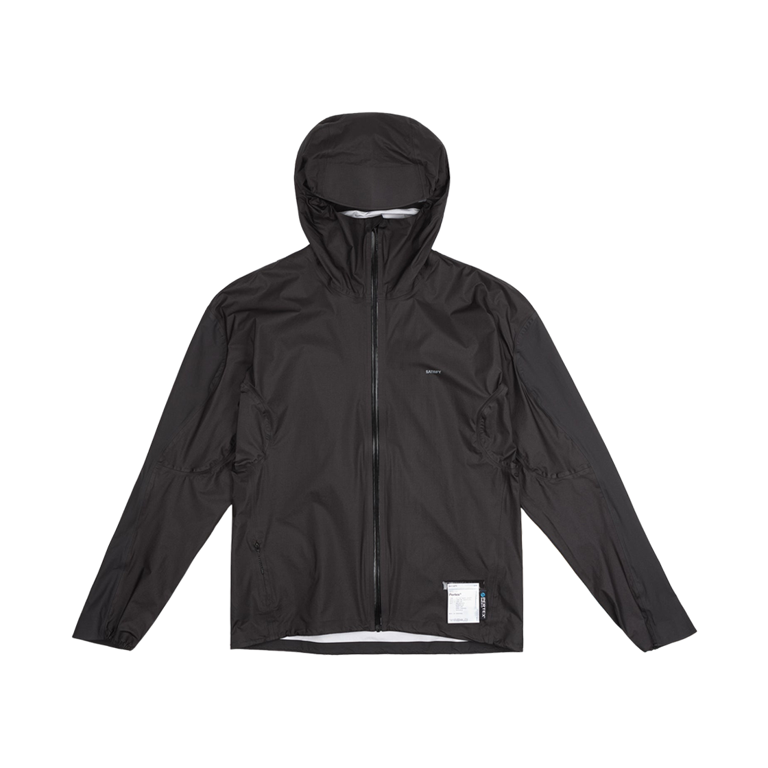 새티스파이 퍼텍스 3L 플라이 레인 자켓 블랙 | Satisfy | KREAM