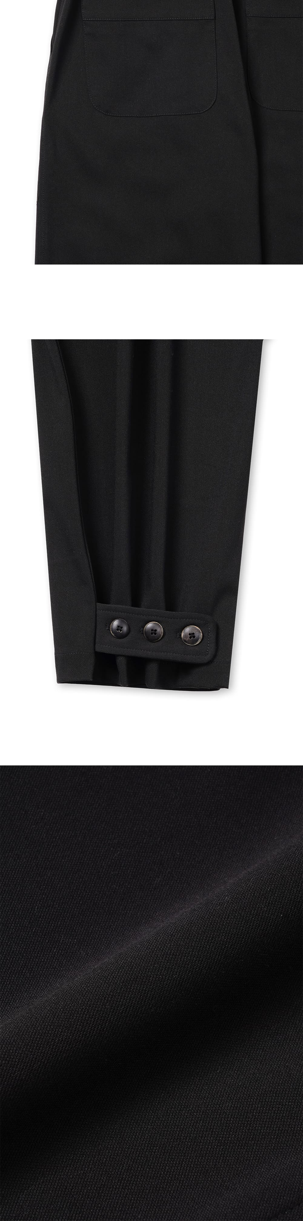 나아나나 커브드 플라이 슬랙스 블랙 | NA A NANA | KREAM