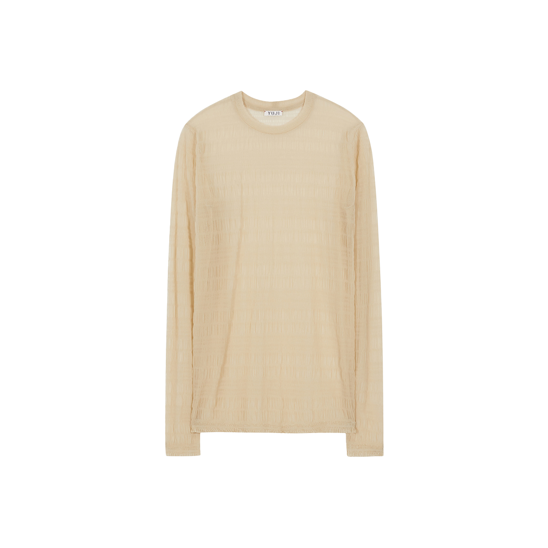 유지 쉬어 스모킹 루즈핏 상의 베이지 | YUJI | KREAM
